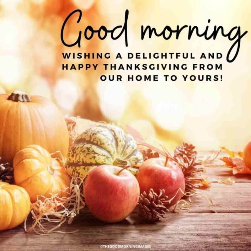35 Good morning and Happy Thanksgiving Images - Good Morning Images