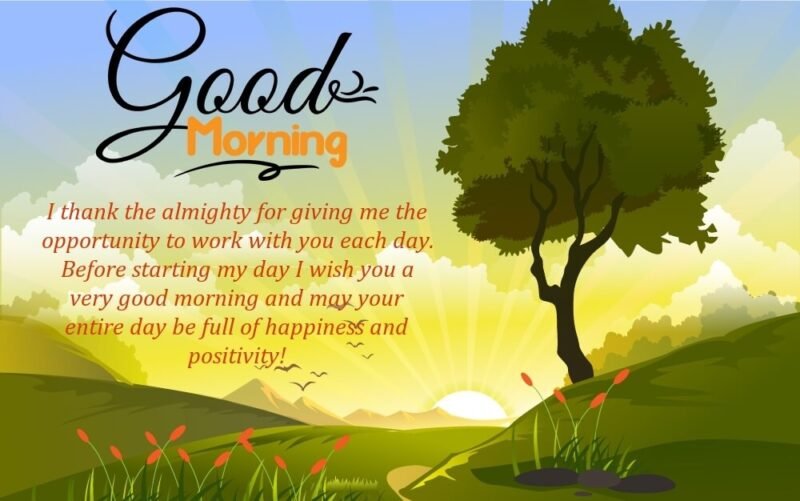 Good Morning Respectable wishes to Boss or Manager - Good Morning Images