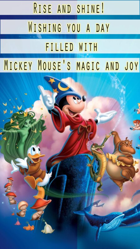 50 Good Morning Wishes with Mickey Mouse Images - Good Morning Images